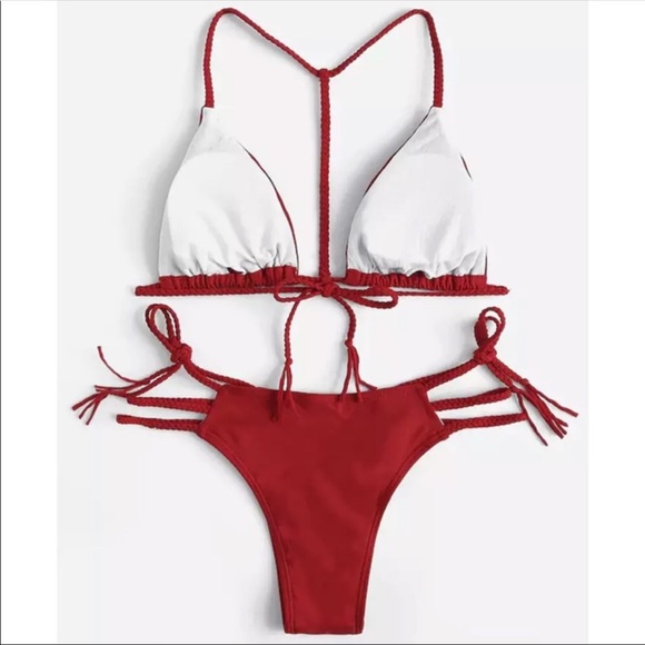 Private Label | Swim | Luscious Red Cheeky Bikini | Poshmark